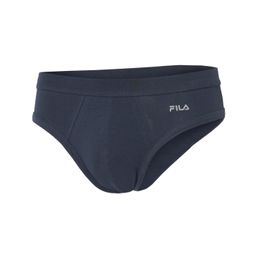 Fila Herren Slip "MAN BRIEF", Gr. S, blau, Single Jersey, Obermaterial: 95% Baumwolle, 5% Elasthan, Unterhosen, mit flach verarbeiteten N&auml;hten, ohne