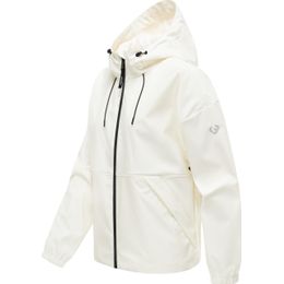 Ragwear Damen Regenjacke "Cezzy Rainy", wei&szlig;, Gr. L, Obermaterial: 100% Polyester. Innenfutter: 100% Polyester, Jacken, Wasserdichte &Uuml;bergangsjacke