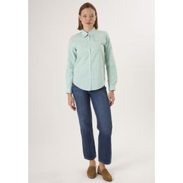 FELIX HARDY Damen Hemdbluse "Kariertes Langarmhemd", gr&uuml;n, Gr. S, 100% Baumwolle, Blusen
