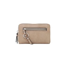 Geldb&ouml;rse Tamaris "Geldb&ouml;rse TAS Nele", Herren, beige (taupe 900), Obermaterial: 60% Polyurethan PU. 40% Polyester PES., Kleinlederwaren
