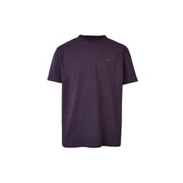 Cleptomanicx Herren T-Shirt "Ligull Boxy 2", blau, Gr. L, bestickt, 100% Baumwolle, Shirts, in schlichtem Design