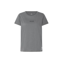 North Bend Damen Rundhalsshirt "Rundhalsshirt NBKunt", grau, Gr. 38, Obermaterial: 60% Baumwolle CO. 40% Polyester PES., Shirts