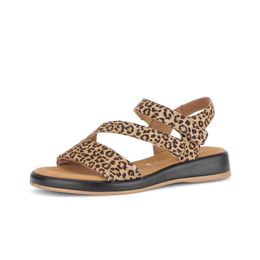 Gabor Damen Riemchensandale "Riemchensandale", Gr. 38,5beige, Schuhe