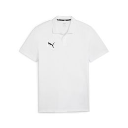 Puma Herren Poloshirt "TEAMGOAL CASUALS POLO", schwarz-wei&szlig;, Gr. S, unifarben, Piqu&eacute;, Obermaterial: 100% Baumwolle, Shirts, Regular fit Passform,