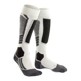 Falke Damen Skistr&uuml;mpfe "SK2 Intermediate", Gr. 41off, wei&szlig;, Materialmix, Socken, mit mittelstarker Polsterung, atmungsaktiv, schnelltrocknend