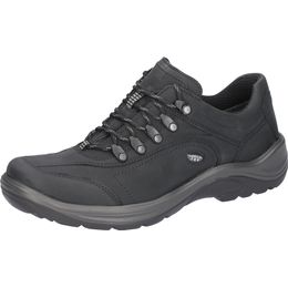 Waldl&auml;ufer WALDL&Auml;UFER Herren Sneaker "HAYO", Gr. 11, blau, Nubukleder, unifarben, Schuhe, Freizeitschuh, Halbschuh, Schn&uuml;rschuh in Bequemweite G (= weit)