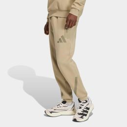 Herren Sporthose "M Z.N.E. PT"wonder cargo, normal, gr., Gr. L, adidas Sportswear, Obermaterial: 57% Polyester, 43% Baumwolle, Hosen