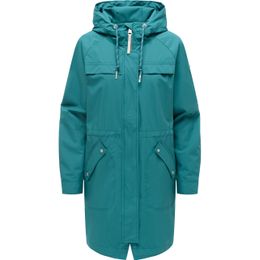 Ragwear Damen Regenmantel "Ximenna"ocean gr&uuml;n, Gr. L, Obermaterial: 100% Polyester. Innenfutter: 100% Polyester, M&auml;ntel, wasserdichter und