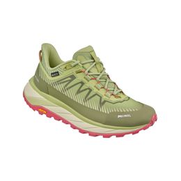 Meindl Damen Wanderschuh "Eldora Lady GORE-TEX", Gr. 38, gr&uuml;n, Mesh, mehrfarbig, Schuhe, Leicht, robust & wasserdicht &ndash; mit Grip, D&auml;mpfung & Schutz