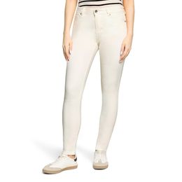 Slim-fit-Jeans Betty Barclay "Damen mit Waschung", Damen, Gr. 46, Normalgr&ouml;&szlig;en, rohwei&szlig;, Obermaterial: 56% Baumwolle, 30% Viskose, 12% Polyester, 2% Elasthan, Basic, slim fit, Jeans Slim-fit-Jeans