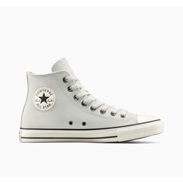 Converse Herren Sneaker "CHUCK TAYLOR ALL STAR", Gr. 41barely grau, egret, schwarz, Leder, Schuhe, aus Leder