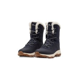 Jack Wolfskin Damen Outdoorwinterstiefel "EVERQUEST TEXAPORE SNOW HIGH W", Gr. 42, blau, Synthetik, Textil, Schuhe, Winterboots, Snowboots,
