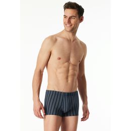 Schiesser Herren Boxershorts "Long Life Soft", Gr. 10dunkelblau, Single Jersey, Obermaterial: 70% Modal, 20% Polyester, 10% Elasthan, Unterhosen,