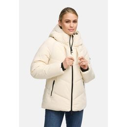 Marikoo Damen Winterjacke "Kwamee"cream, Gr. XL, Obermaterial: 92% Nylon, 8% Elasthan. Innenseite: 100% Polyester. Futter: 100% Polyester.