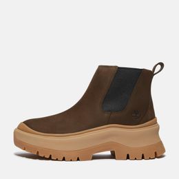 Timberland Damen Chelseaboots "ROXIE LANEMID CHELSEA BOOT", Gr. 41schwarz braun nubuck, Leder, Schuhe, Stiefelette, Winterschuhe, Ankle Boots