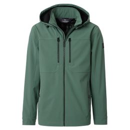 Casamoda Herren Softshelljacke "Casamoda Softshelljacke uni"gr&uuml;n, Gr. S, 92% Polyester, 8% Elasthan, Jacken