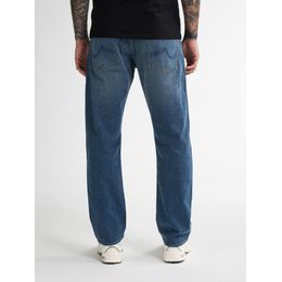 Herren Loose-fit-Jeans, blau, Gr. 32, PETROL INDUSTRIES, Denim/Jeans, Obermaterial: 99% Baumwolle, 1% Elasthan, Jeans