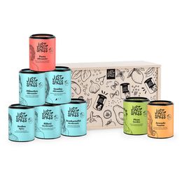 Just Spices Bestseller Gew&uuml;rzbox (8er) - Gew&uuml;rzmischungen | 100% nat&uuml;rliche Zutaten | Gew&uuml;rzsets | Geschenkideen