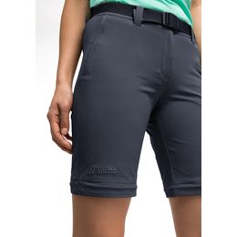 Maier Sports Damen Outdoorhose "Nata 2", grau, Gr. 76, 90% Polyamid, 10% Elasthan, Hosen, Damen Zip-Off Wanderhose, atmungsaktive Trekkinghose,