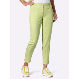 Inspirationen Damen Bequeme Jeans, gr&uuml;n, Gr. 50, unifarben, 98% Baumwolle, 2% Elasthan, Jeans