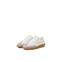 Jack & Jones JACK & JONES Herren Sneaker "JFWREECHER", Gr. 44wei&szlig;, beige, Lederimitat, Schuhe, mit Logoapplikationen