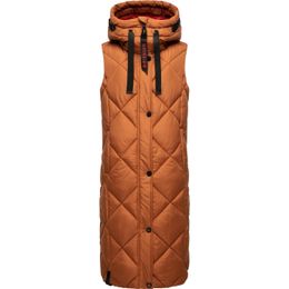Navahoo Damen Steppweste "Schnuckel", braun, Gr. M, Oberstoff: 100% Polyester. Futter: 100% Polyester. Wattierung: 100% Polyester, Westen, warme