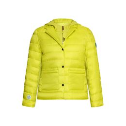 Steppjacke Cartoon "Steppjacke mit abnehmbarer Kapuze", Damen, Gr. 40, gelb (neon gelb), Obermaterial: 100% Polyamid PA., Jacken Steppjacke