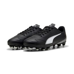 Fu&szlig;ballschuh Puma "VITORIA II FG/AG JR", Kinder, Gr. 33, schwarz-wei&szlig; (Puma schwarz, Puma wei&szlig;), Synthetik, Schuhe Fu&szlig;ballschuh, f&uuml;r Rasenpl&auml;tze, mit Schn&uuml;rung, aus Synthetik