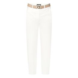 Betty Barclay Casual-Hose mit G&uuml;rtel Damen Gr&ouml;&szlig;e 36 creme