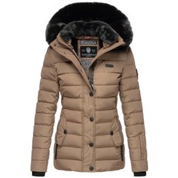 Steppjacke Navahoo "Winterjacke Milianaa", Damen, Gr. XS, grau (taupe), Obermaterial: 100% Polyester PES. Obermaterial: Futter: 100% Polyester PES. 100% Polyester PES., Jacken Steppjacke