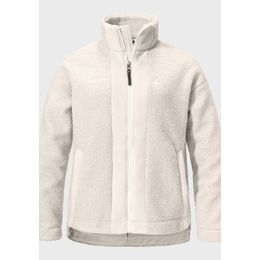 Sch&ouml;ffel Fleecejacke SCH&Ouml;FFEL "Urban Fleece Jk Style Kalmor WMS", Damen, Gr. 44, beige (9040, natur), Oberstoff: 100% Polyester; Futter: 100% Polyester, relaxed fit, hoch geschlossener Ausschnitt, Jacken Fleecejacke