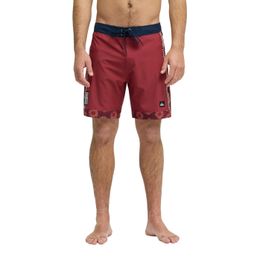 Boardshorts Quiksilver "Surfsilk Nomad 18", Herren, Gr. 30S, burnt russet, Obermaterial: 88% Microfaser, 12% Elasthan;, Hosen Boardshorts