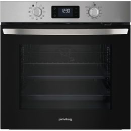 Privileg Einbaubackofen "PBA285HR0I", Energieeffizienz: A+, schwarz, B:56cm H:60cm T:55,5cm, Back&ouml;fen, Perfekte Ergebnisse durch Hei&szlig;luft, einfache Reinigung mit Hydrolyse, Einbaubackofen