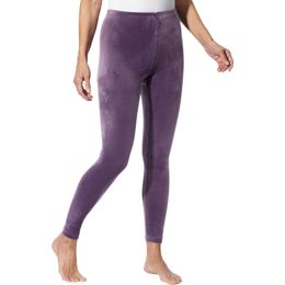 Damen Leggings in Nicki-Qualit&auml;t feige, Gr&ouml;&szlig;e 52