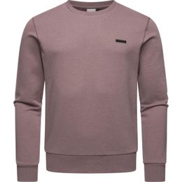 Sweater Ragwear "Sweater Indie", Herren, Gr. 3XL, rosa (mauve24), Obermaterial: 70% Baumwolle CO. 30% Polyester PES., Sweatshirts Sweater