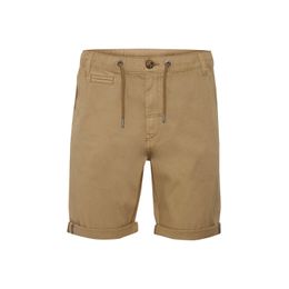 !Solid Chinoshorts SOLID "Chinoshorts SDLaris", Herren, Gr. L, N-Gr, braun (dull gold), Obermaterial: 97% Baumwolle CO. 3% Elasthan EL., Hosen Chinoshorts