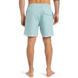 Boardshorts Quiksilver "Original Scallop 17", Herren, Gr. M, blau (aquifer), Obermaterial: 92% Microfaser, 8% Elasthan;, Hosen Boardshorts