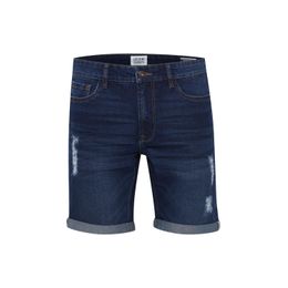 !Solid Jeansshorts SOLID "Jeansshorts SDNoyton", Herren, Gr. L, N-Gr, blau (dunkelblau denim), Obermaterial: 98% Baumwolle CO. 2% Elasthan EL., Jeans Jeansshorts