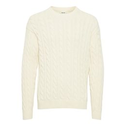 !Solid SOLID Herren Strickfleece-Pullover "Strickpullover SDMalcolm", beige, Gr. S, Obermaterial: 92% Baumwolle CO. 8% Nylon NY., Pullover