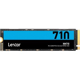 Lexar interne SSD "NM710 2TB", schwarz, 2000 GB, Schreibgeschwindigkeitmaximal 4500 MB/s Lesegeschwindigkeitmaximal 4850 MB/s, Festplatten, interne SSD
