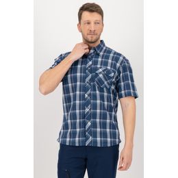 DEPROC Active Herren Outdoorhemd "COPPER II NEW Men"navy, check, Gr. M, Web, 100% Polyester, Hemden, auch in Gro&szlig;en Gr&ouml;&szlig;en erh&auml;ltlich