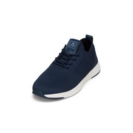 Marc O'Polo Sneaker MARC O'POLO "aus recyceltem Polyester", Herren, Gr. 43, blau (true navy), Obermaterial: 97% Polyester, 3% Elasthan, unifarben, Schuhe Sneaker