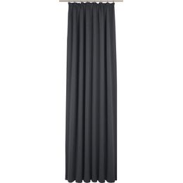 Vorhang Adam, B:145cm H:175cm, blau, Baumwolle (Bio-Baumwolle), Wohnzimmer, Gardinen, "Uni Collection", aus 100% Bio-Baumwolle, Vorhang nach Wunschma&szlig;