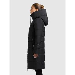 Khujo Damen Steppmantel "JILIAS6 MATT", schwarz, Gr. XL, unifarben, Steppware, Obermaterial: 100% Polyester. Futter: 100% Nylon. Wattierung: 100%