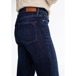 Tommy Hilfiger Damen Bootcut-Jeans "BOOTCUT RW PATY", blau, Gr. 30, unifarben, Denim/Jeans, Obermaterial: 99% Baumwolle, 1% Elasthan, Jeans, mit