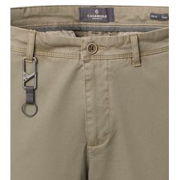 Casamoda Herren Chinohose "Casamoda Chinohose CHRIS uni"gr&uuml;n, Gr. 36, 97% Baumwolle, 3% Elasthan, Hosen