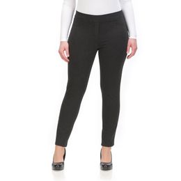 KjBRAND Damen Jerseyhose "Jenny", grau, Gr. 42, Jersey, Obermaterial: 68% Viskose, 27% Polyamid, 5% Elasthan, Hosen, mit elastischem Schlupfbund