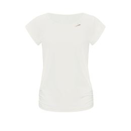 Sporttop WINSHAPE "AET130LS", Damen, Gr. S, cream, 85% Polyester, 15% Elasthan, Rundhals, Tops Sporttop, Functional Soft and Light