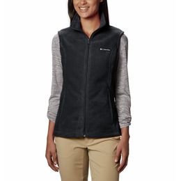 Fleeceweste Columbia "Benton Springs Vest", Damen, Gr. L (42/44), schwarz, Obermaterial: 100% Polyester, Westen Fleeceweste, aus atmungsaktivem Material, schnell trocknend, sportlicher Stil