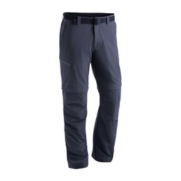 Outdoorhose Maier Sports "Tajo 2", Herren, Gr. 58, Normalgr&ouml;&szlig;en, blau (dunkelblau), 90% Polyamid, 10% Elasthan, Hosen Outdoorhose, Herren Zip-Off Wanderhose, atmungsaktive Trekkinghose, Regular Fit